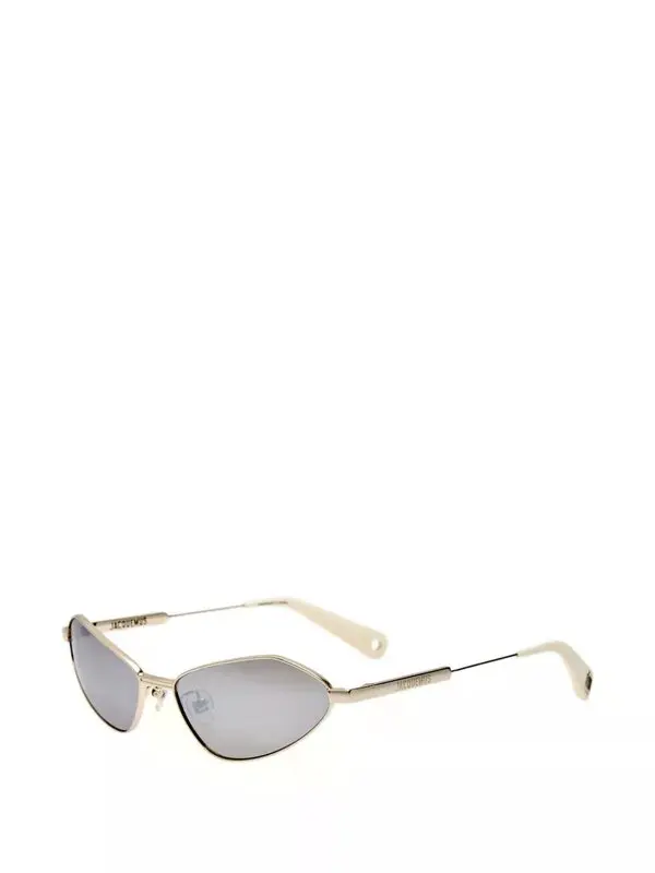 Jacquemus Geometric Frame Sunglasses - Black
