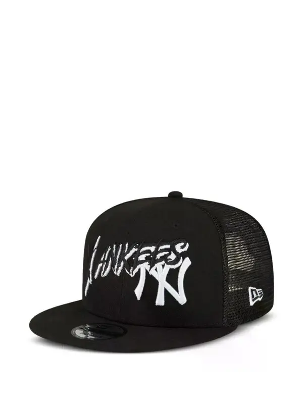 New Era 9fifty New York Yankees Trucker Cap - Black