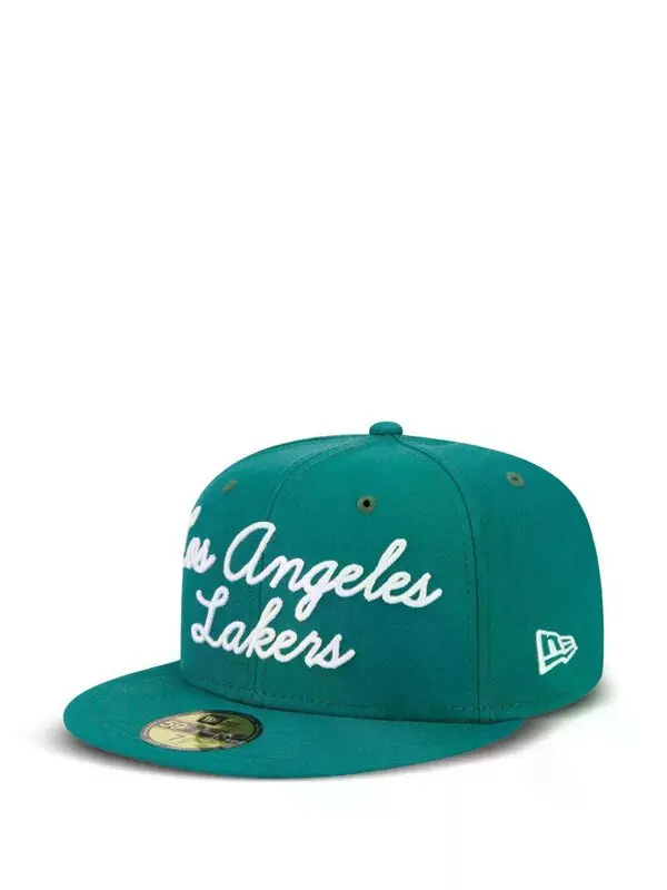 New Era Los Angeles Lakers Script Fitted Cap
