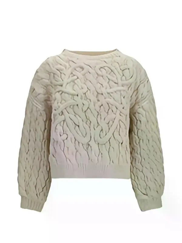 Loewe Anagram Cable Knit Sweater