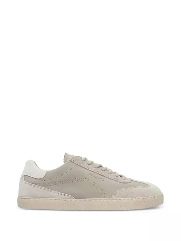 GROUNDS Suede Panelled Groundies Sneakers