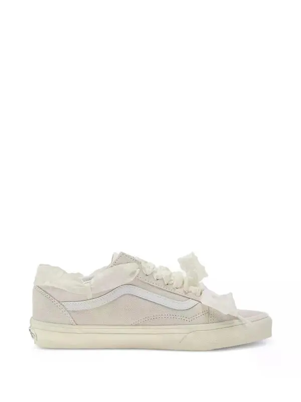 VANS Old Skool Sneakers With Ruffle Trim - White