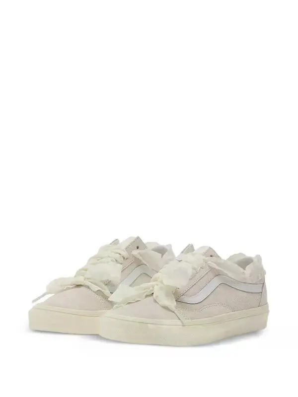 VANS Old Skool Sneakers With Ruffle Trim - White