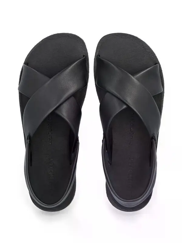 GROUNDIES Crossover Strap Sandals