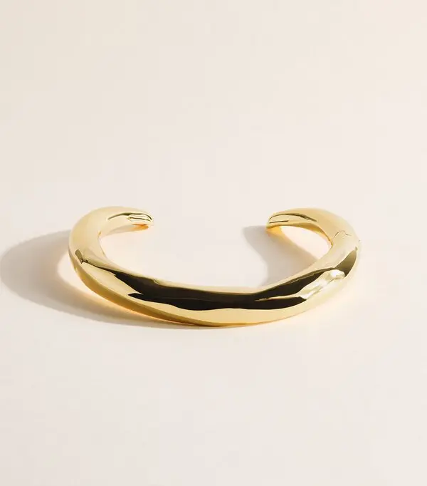 Alexis Bittar Plated Hinge Collar Necklace - Gold