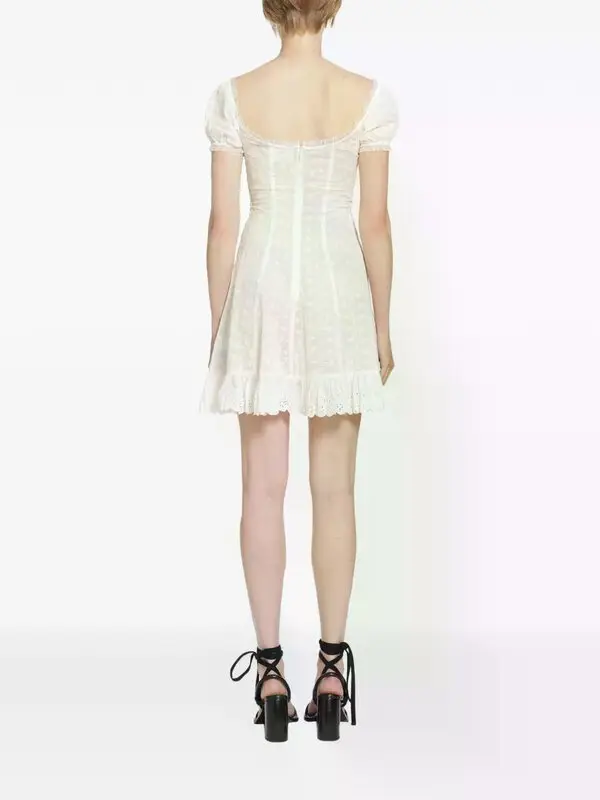 DAISY Corset-style Mini Dress With Lace Trim