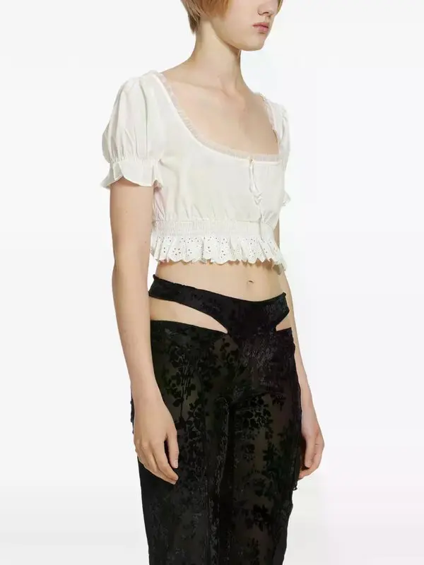DAISY Lace-trimmed Blouse