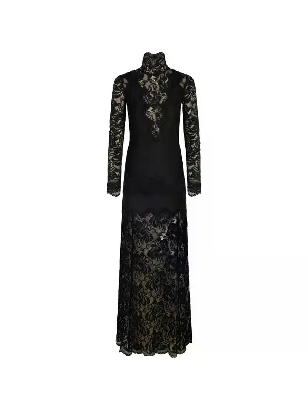 Rabanne Lace-panelled Maxi Dress