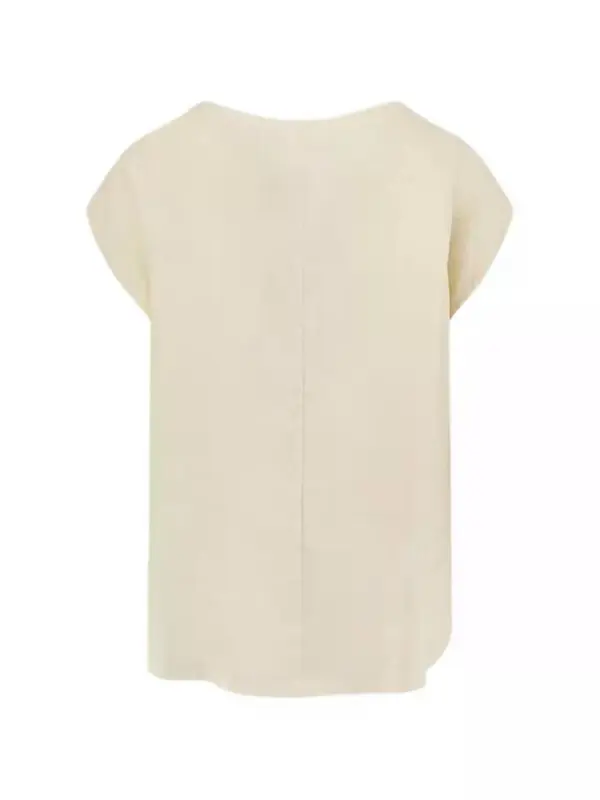 Aspesi Short-sleeve Lace-up Blouse