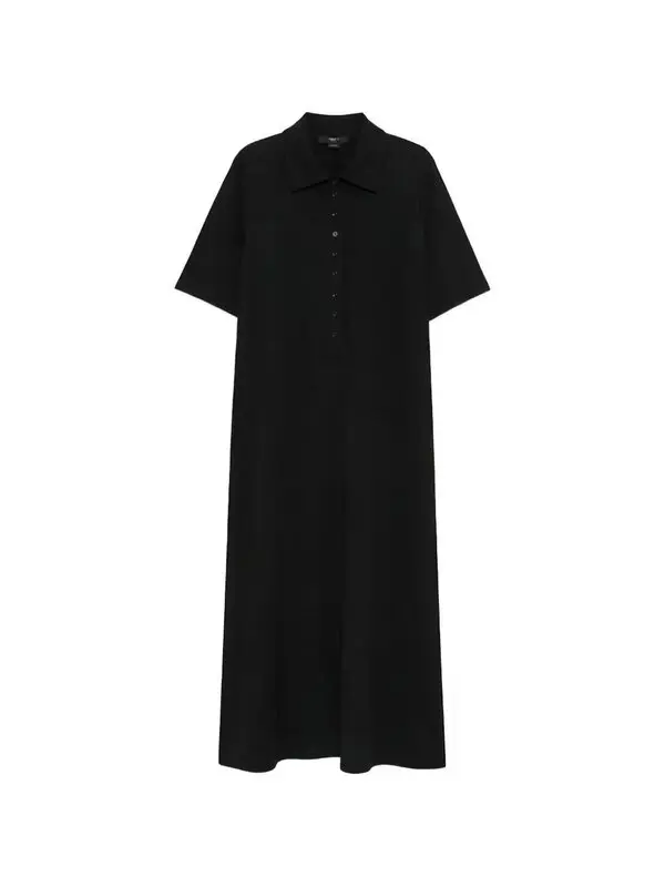 Seventy Short-sleeve Polo Midi Dress