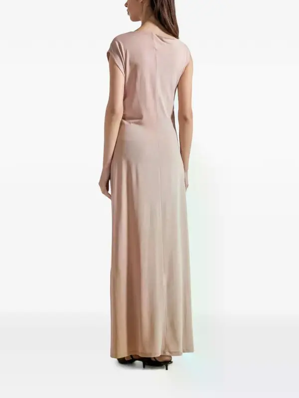 Seventy Cap-sleeve Boat-neck Maxi Dress