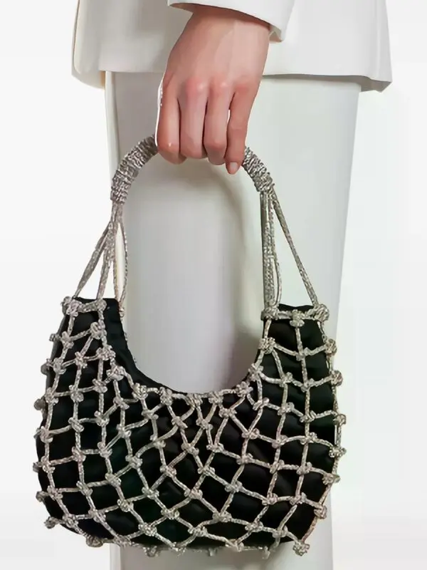 Rosantica Mini Nodi Shoulder Bag - Black