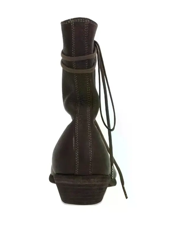 Guidi Lace-up Leather Ankle Boots