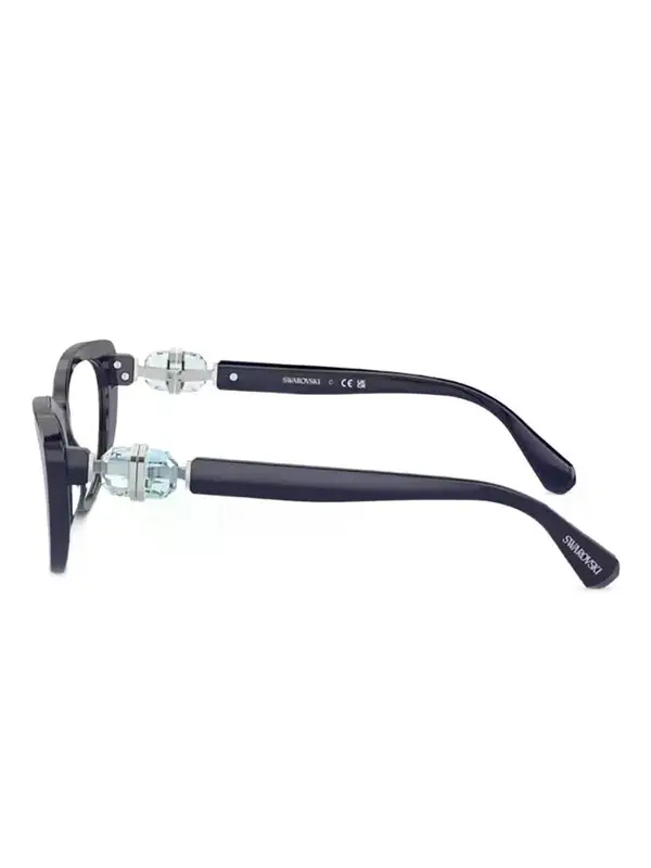 SWAROVSKI Cat-eye Crystal Embellished Glasses