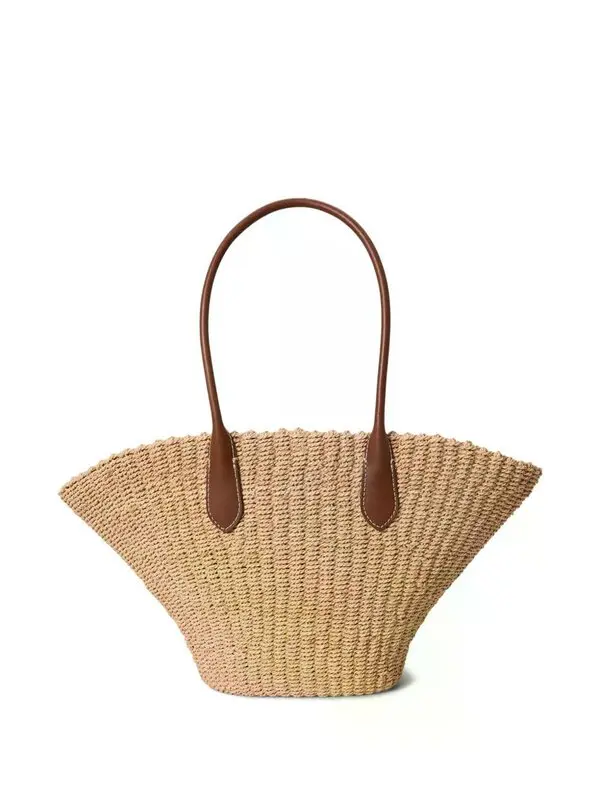 Polo Ralph Lauren Tote Bag With Leather Trim
