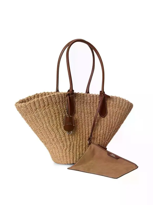 Polo Ralph Lauren Tote Bag With Leather Trim
