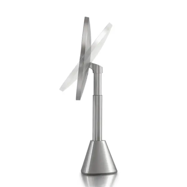 ILIOS LIGHTING 5x Deluxe Rechargeable Mirror - Silver