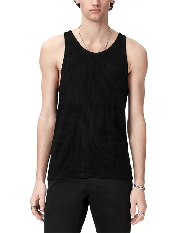 John Varvatos Marcy Textured Tank - Black