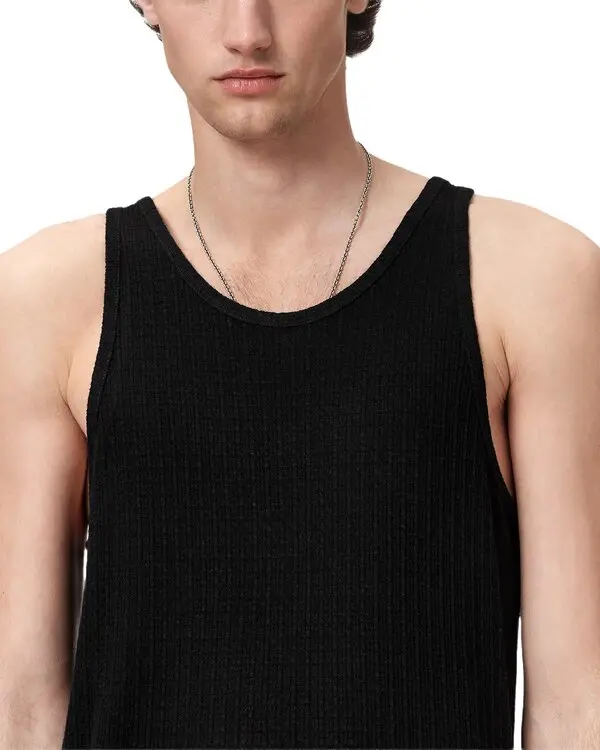 John Varvatos Marcy Textured Tank - Black