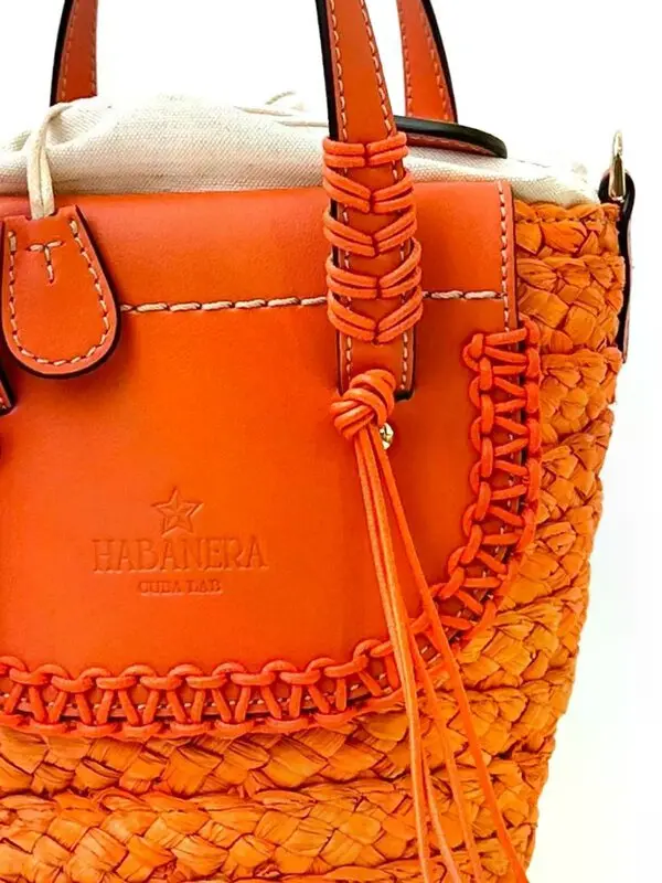 CUBA LAB Habanera Woven Bucket Bag