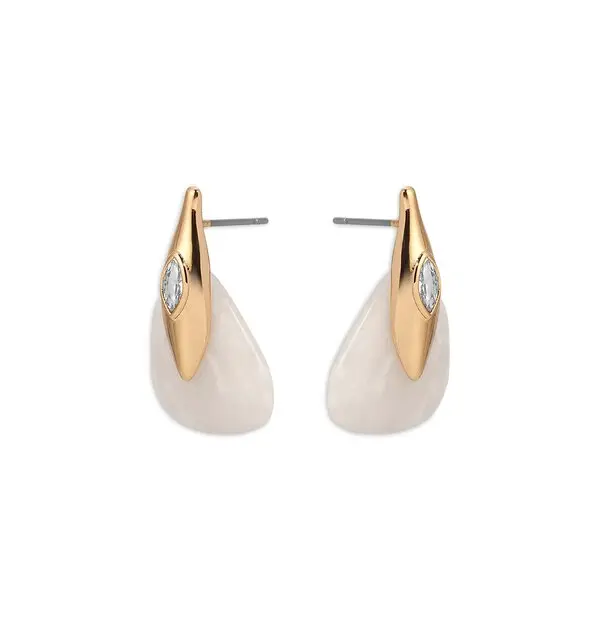 Ettika Pave & Stone Drop Earrings