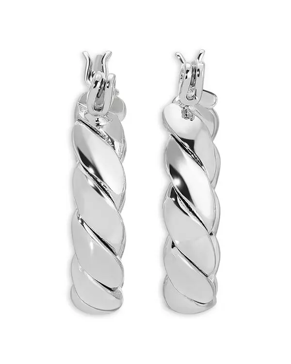 Ettika Textured Mini Hoop Earrings