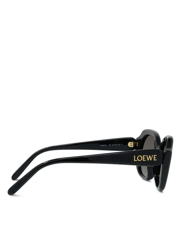 Loewe Slim Geometric Sunglasses 50mm - Black/grey