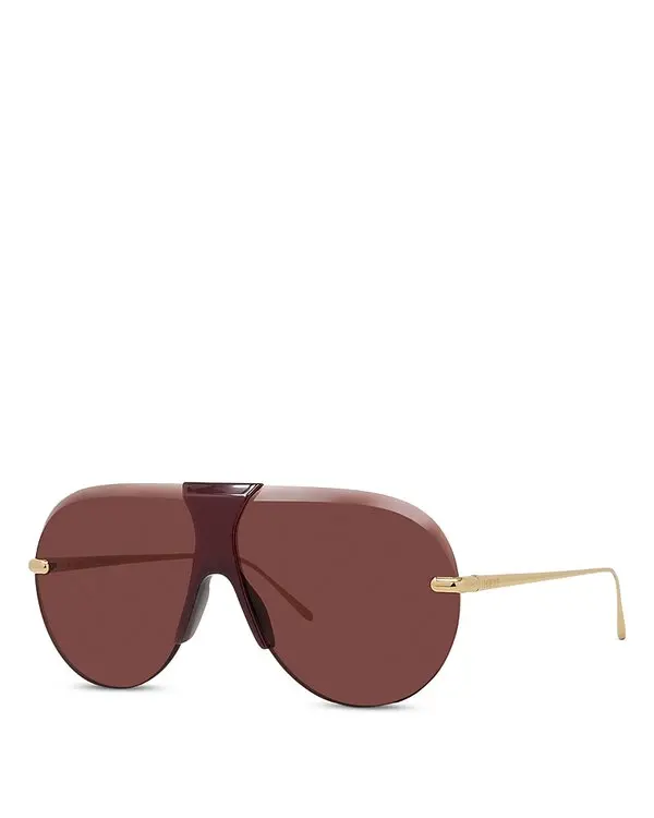 Loewe Slim Mask Sunglasses - Red/red