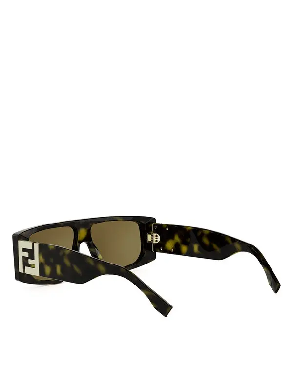 Fendi Ff Squared Rectangular Sunglasses 56mm