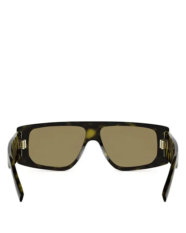 Fendi Ff Squared Rectangular Sunglasses 56mm