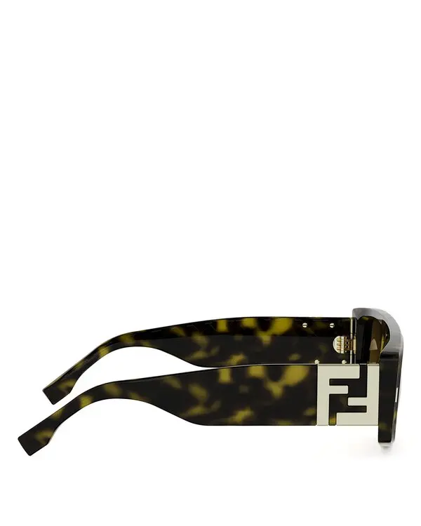 Fendi Ff Squared Rectangular Sunglasses 56mm