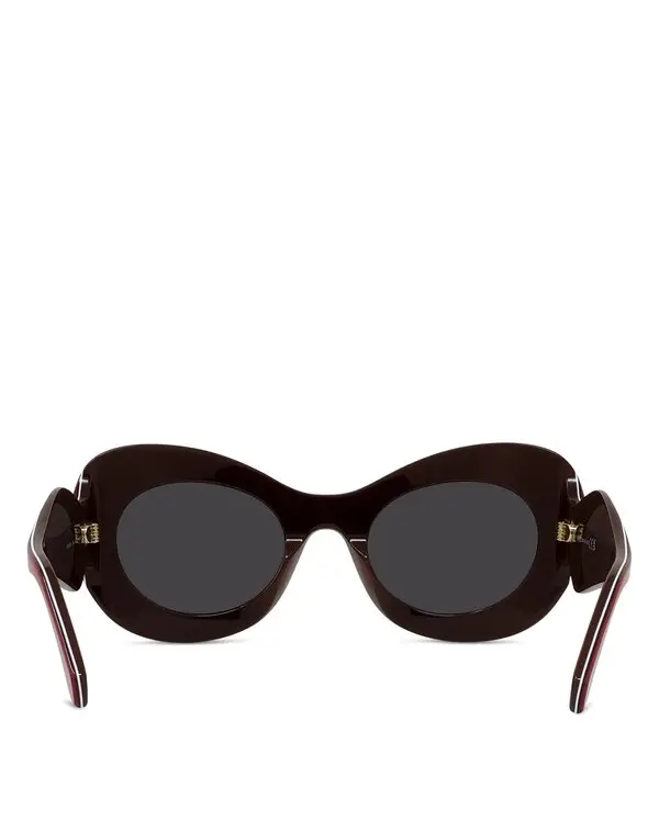 Loewe Signature Butterfly Sunglasses - Red/grey