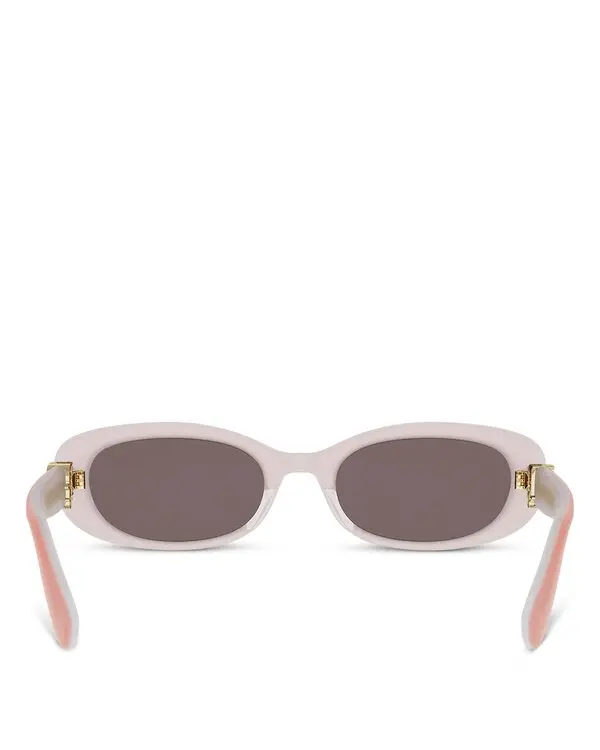 Dior Oblique B1i Oval Sunglasses - Rose/grey