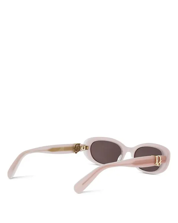 Dior Oblique B1i Oval Sunglasses - Rose/grey