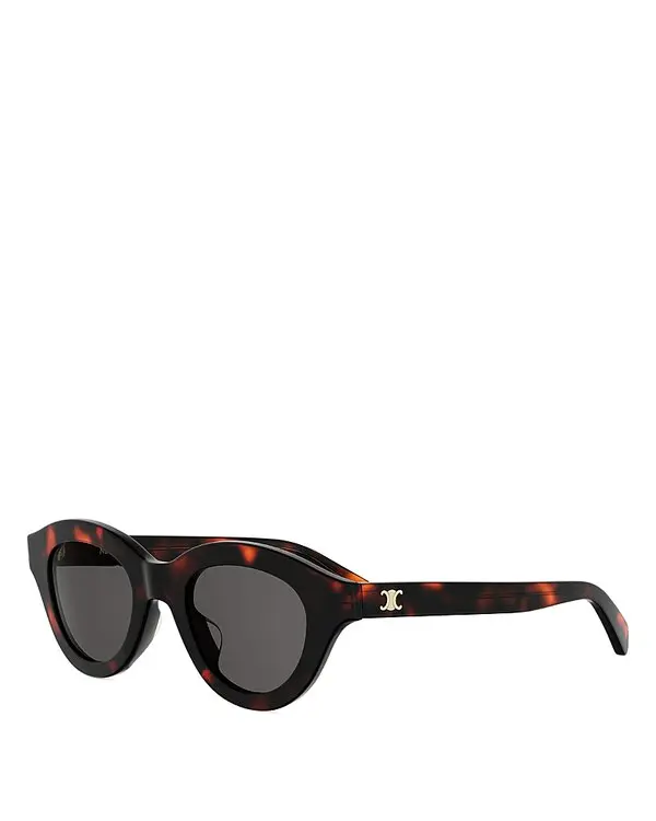 Celine Triomphe Mini Pantos Sunglasses, 47mm - Havana / Grey
