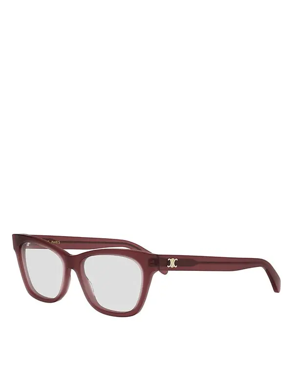 Celine Triomphe Mini Cat Eye Eyeglasses, 54mm - Violet