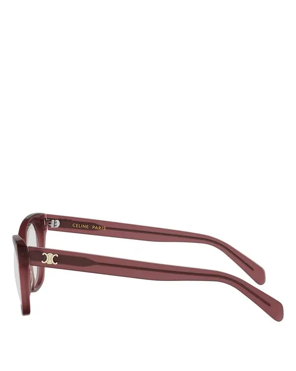 Celine Triomphe Mini Cat Eye Eyeglasses, 54mm