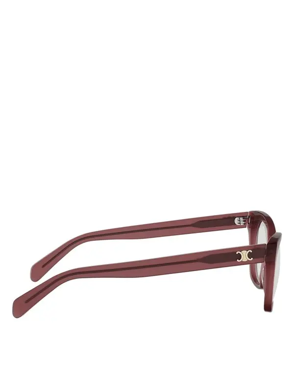 Celine Triomphe Mini Cat Eye Eyeglasses, 54mm