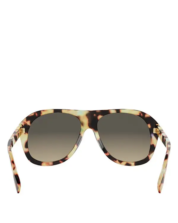 Fendi Baguette Square Sunglasses, 57mm