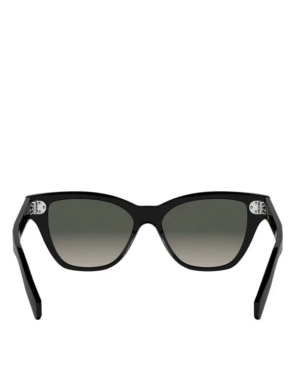 Celine 3 Dots Hd Cat Eye Sunglasses - Black/smoke