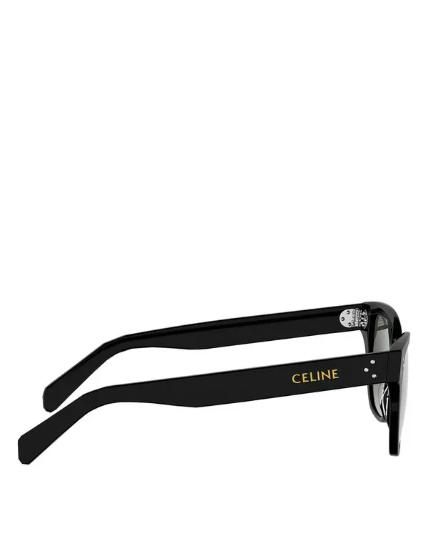 Celine 3 Dots Hd Cat Eye Sunglasses - Black/smoke