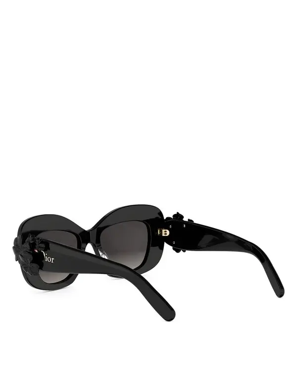 Dior Clover Butterfly Sunglasses - Black/grey