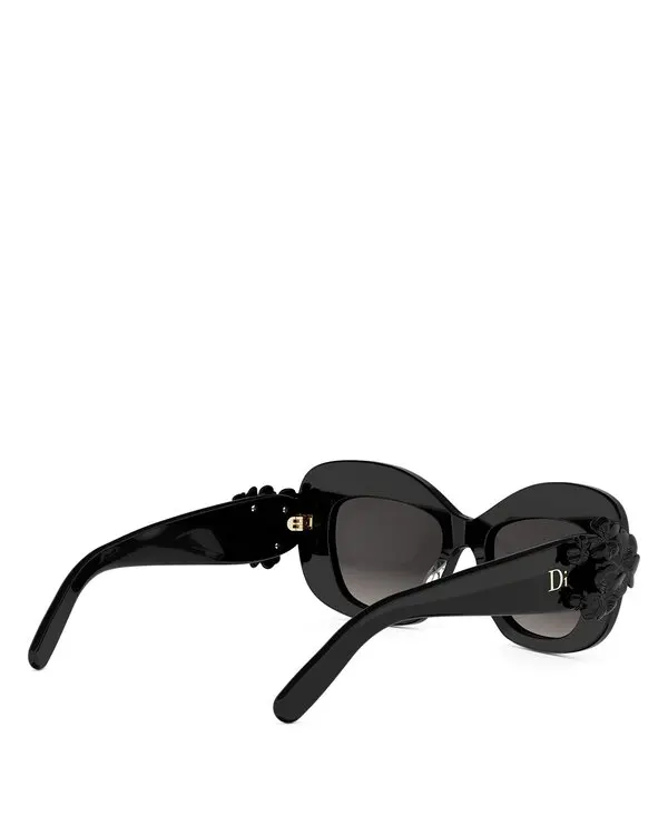 Dior Clover Butterfly Sunglasses - Black/grey