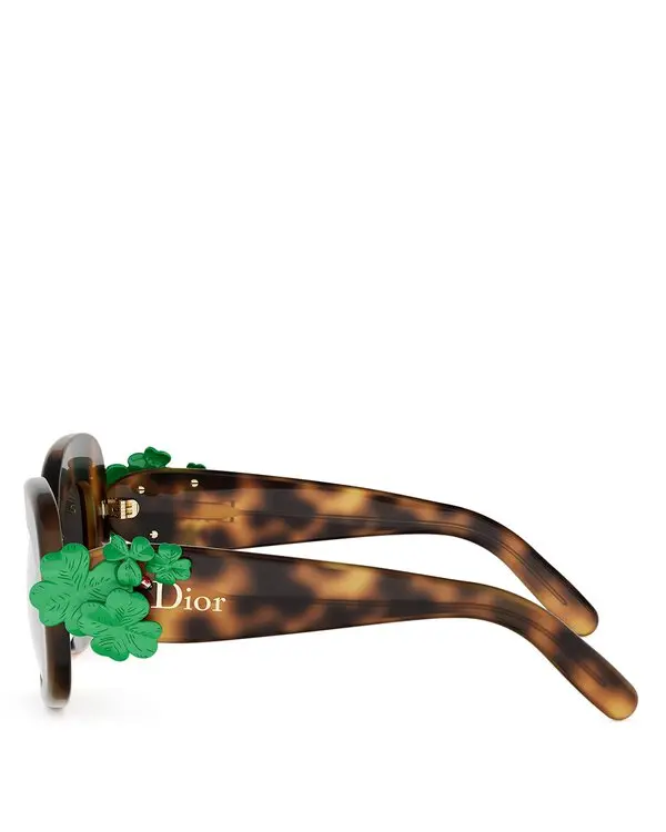 Dior Clover Butterfly Sunglasses, 51mm