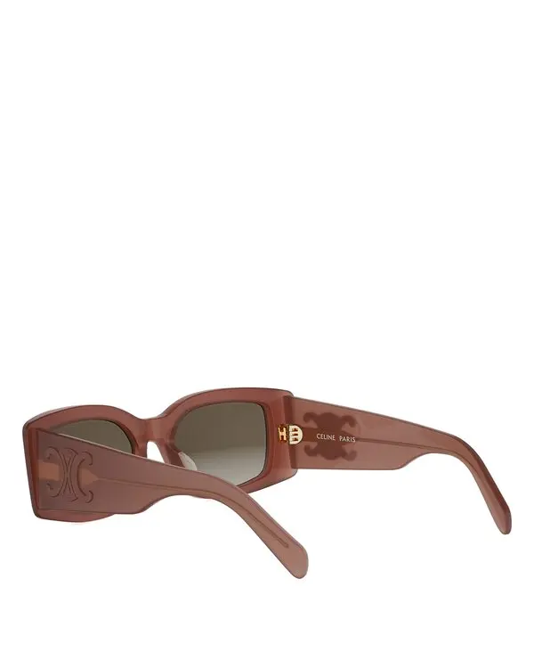 Celine Maxi Triomphe Rectangular Sunglasses