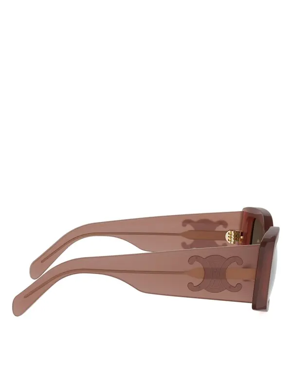 Celine Maxi Triomphe Rectangular Sunglasses