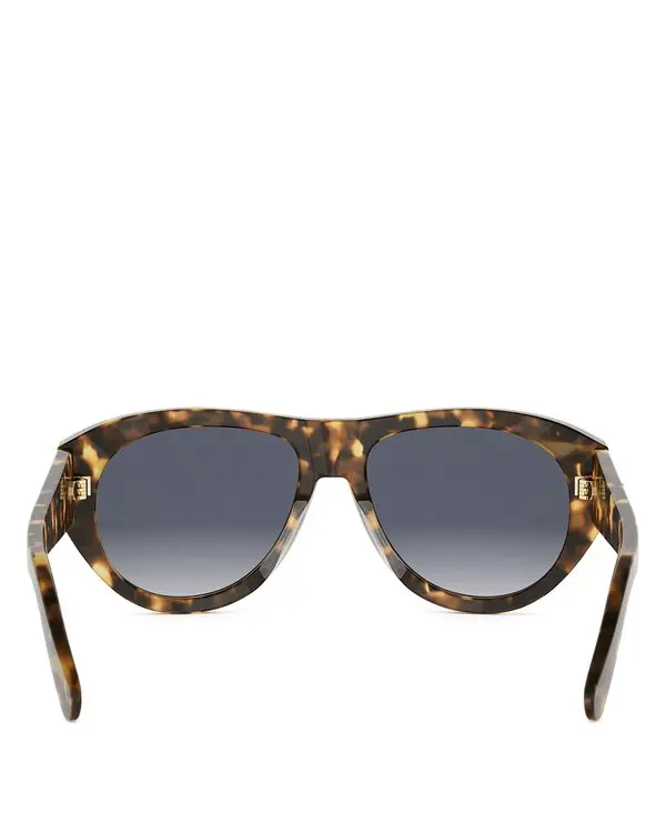 Dior Glow A1i Pilot Sunglasses, 55mm
