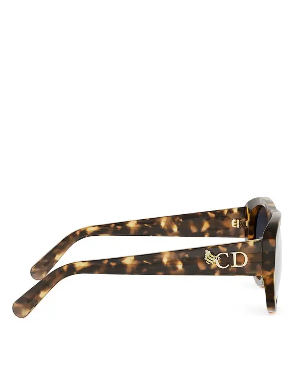 Dior Glow A1i Pilot Sunglasses, 55mm