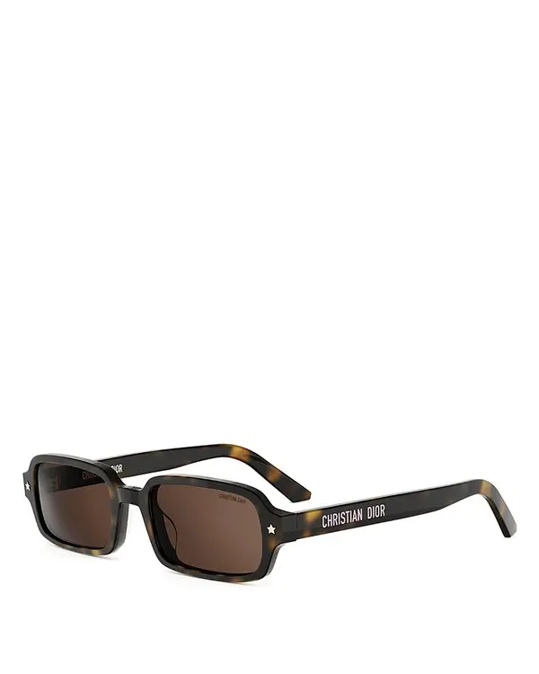 Dior Pacific S3i Rectangular Sunglasses - Havana/brown