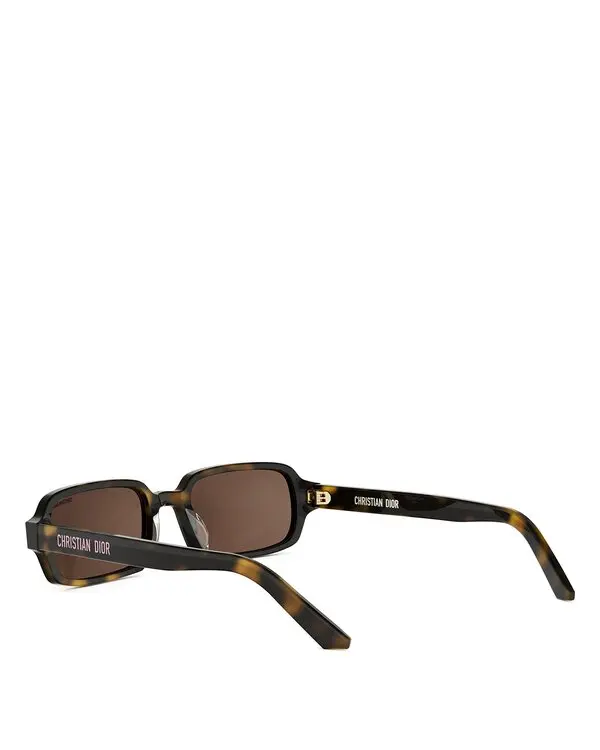 Dior Pacific S3i Rectangular Sunglasses - Havana/brown